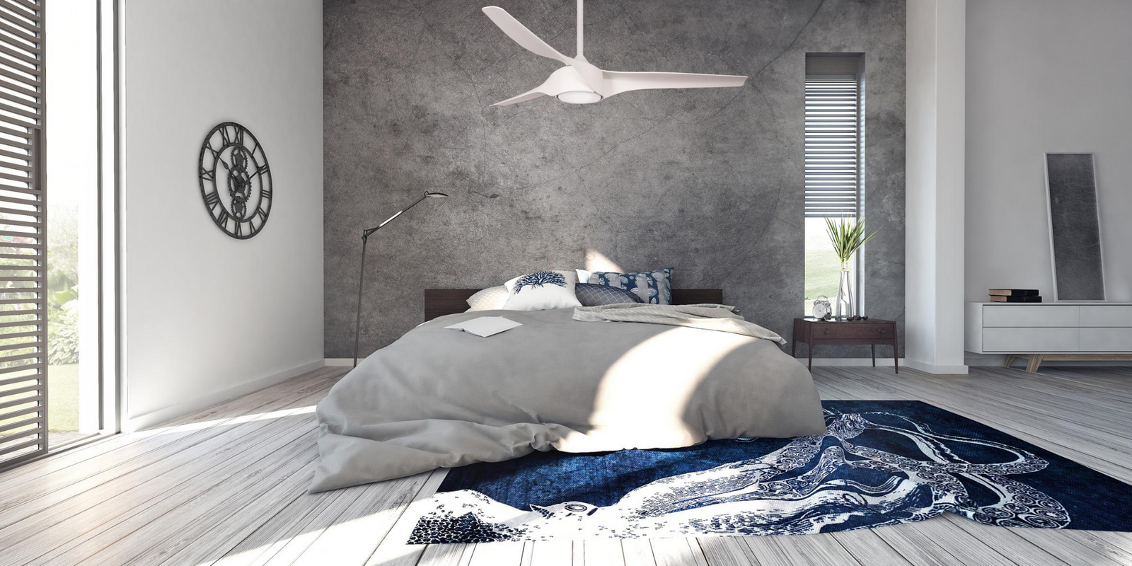 indoor and outdoor ceiling fan-choose your motor finish and blade ...