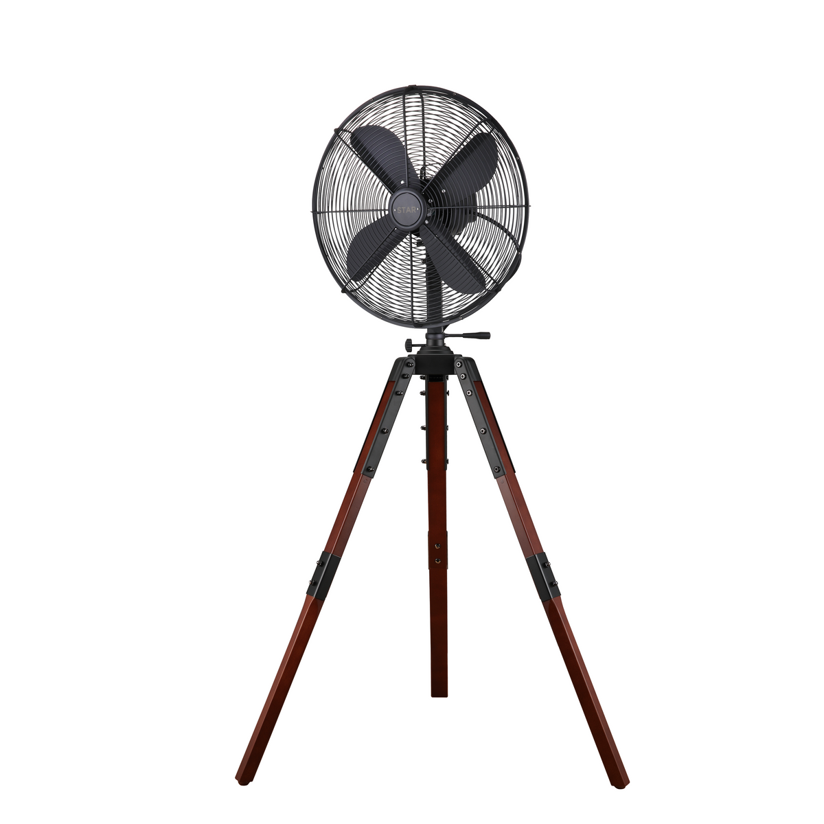 Star Tripod stand fan- beautiful design, 16" three wooden legs – Star Fans