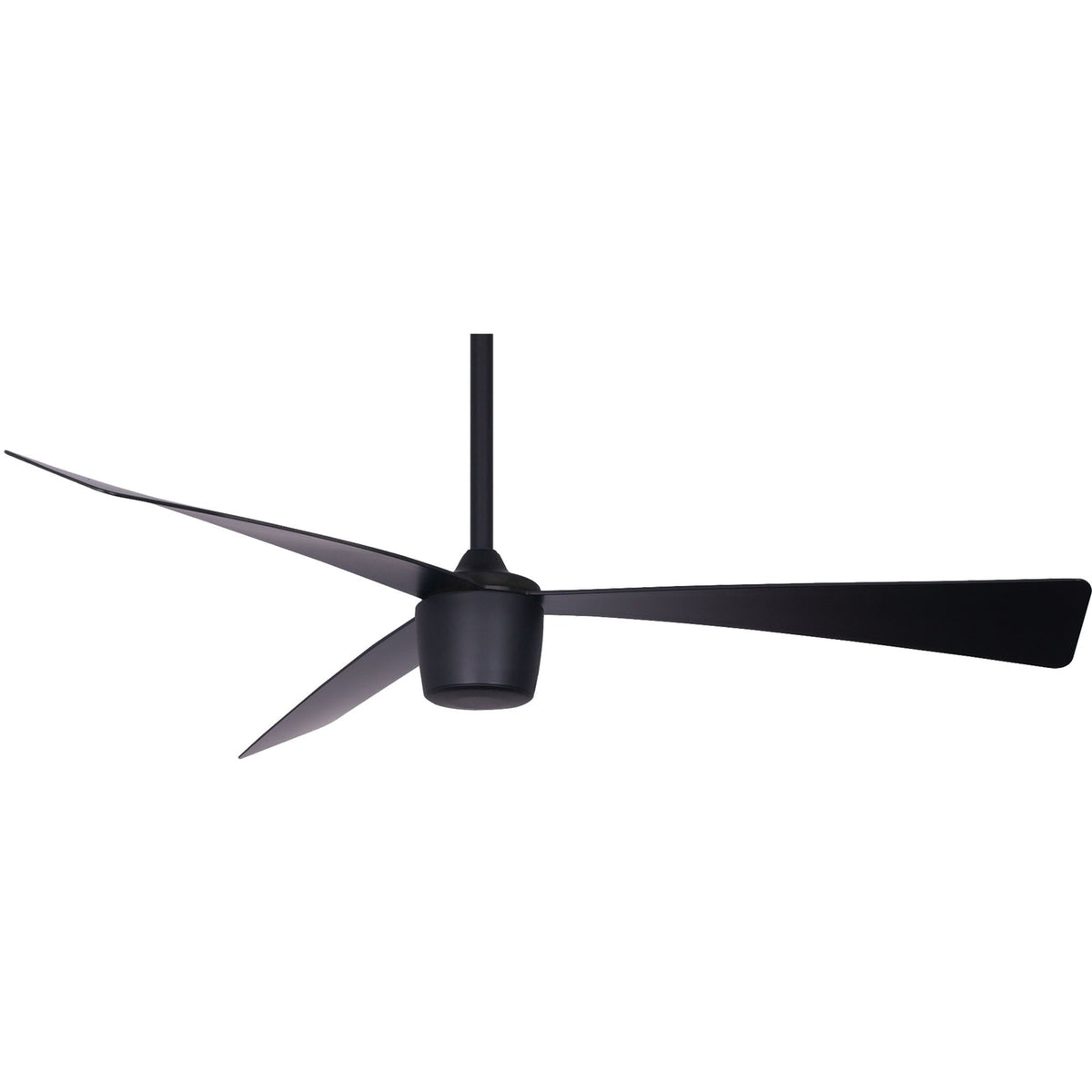 Matte Black Star 7 Ceiling Fan 52" With Led light and Remote – Star Fans