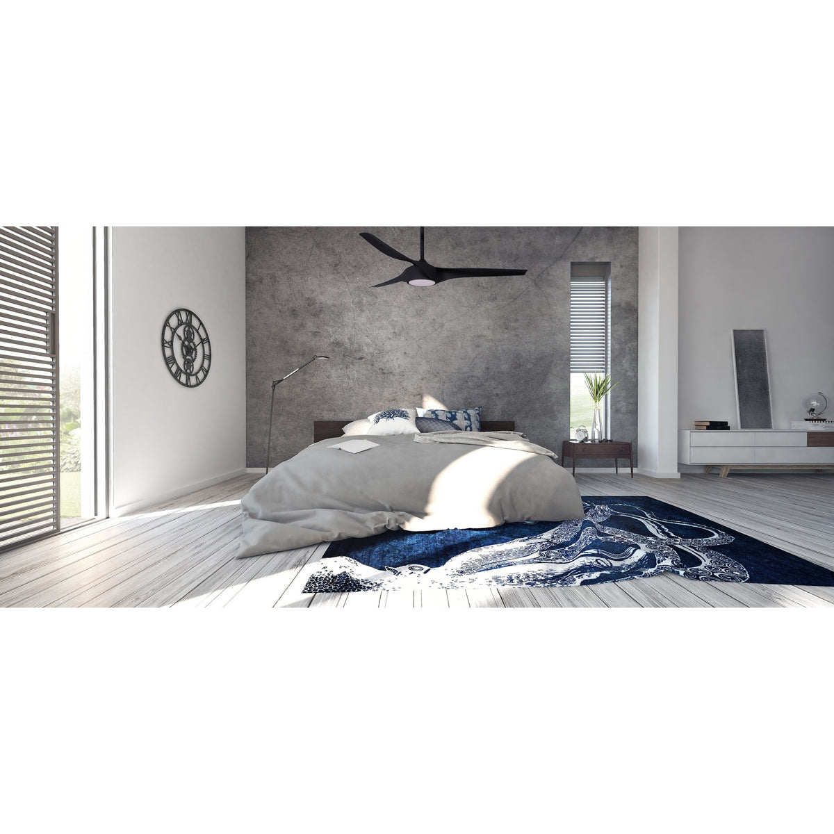 Star X Indoor Outdoor Ceiling Fan with Optional LED Light and Remote ...
