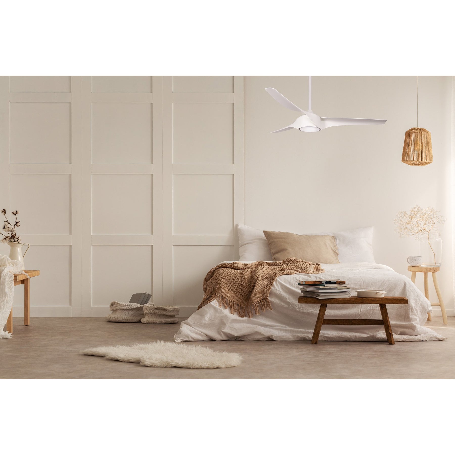 Star X Indoor Outdoor Ceiling Fan with Optional LED Light and Remote ...